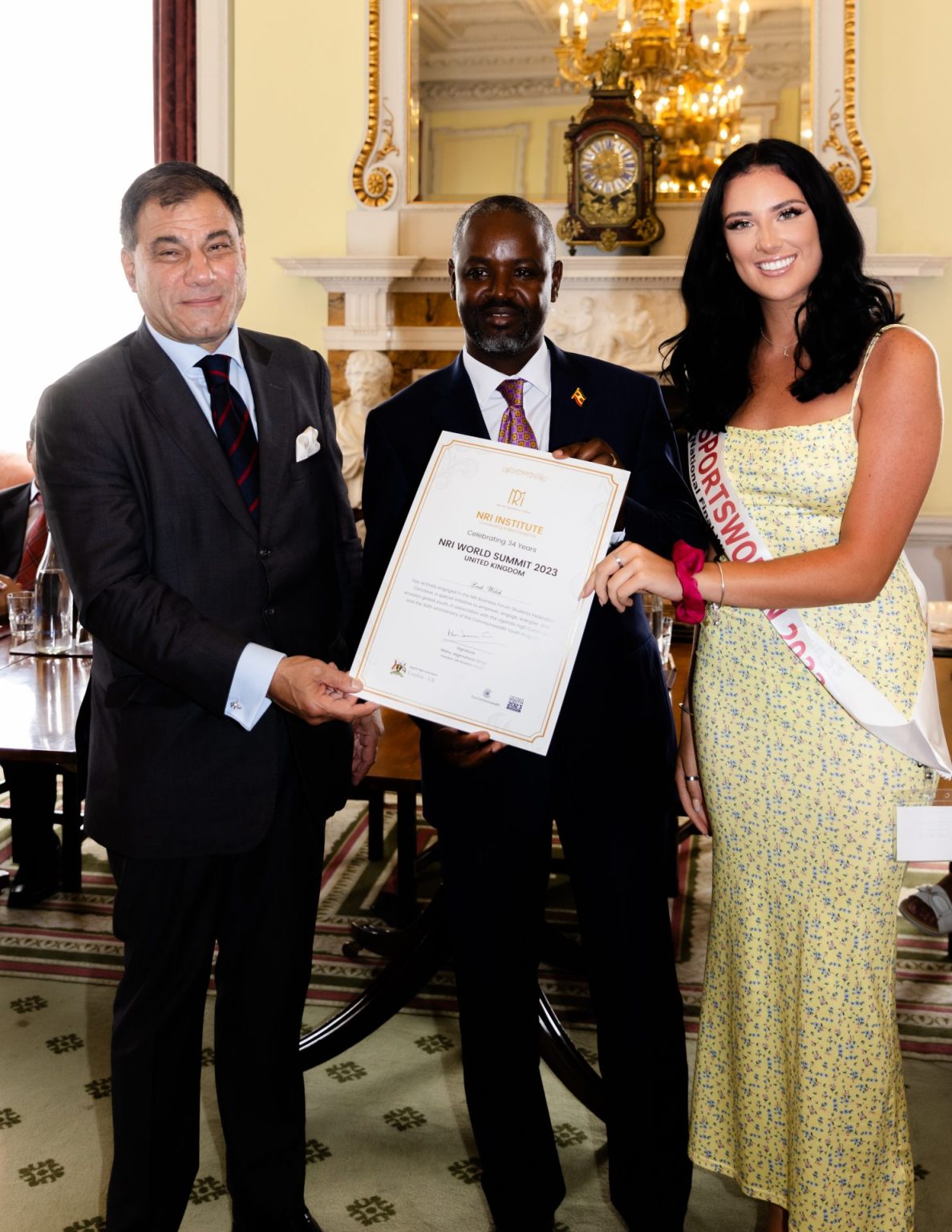 NRI Institute recognises the Youth of today - Miss England Contest